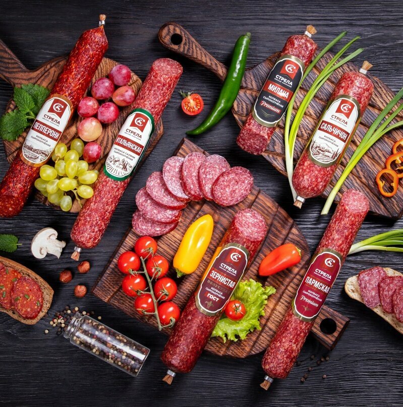 Market Chain of stores Meat Provinces, Saint‑Petersburg, foto