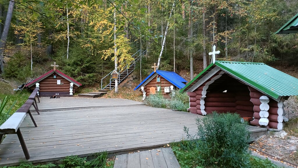Turistik yerler Святой источник Манигор, Kirovskaya oblastı, foto