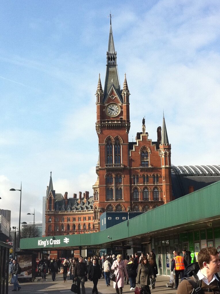 Tren garları King's Cross railway station, Londra, foto
