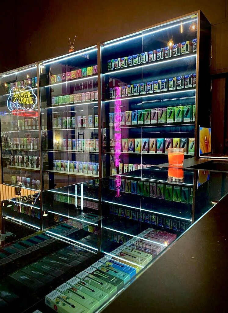 Tütün, sigara mağazaları Vape zona, Moskova ve Moskovskaya oblastı, foto