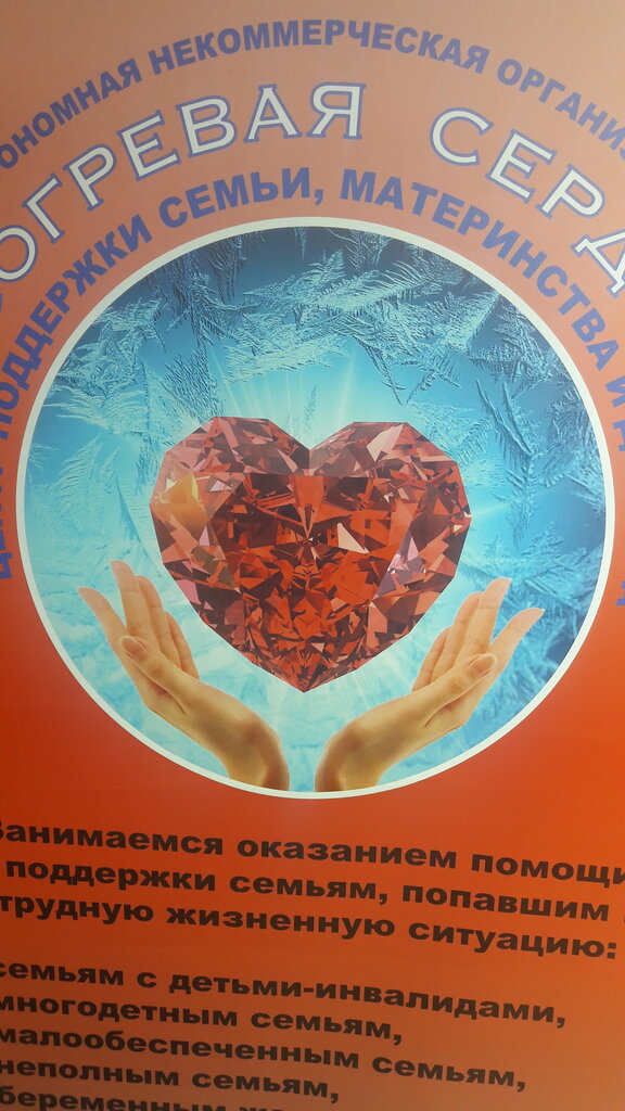 Yardım kuruluşları АНО центр поддержки семьи, материнства и детства Согревая сердца, Moskova, foto