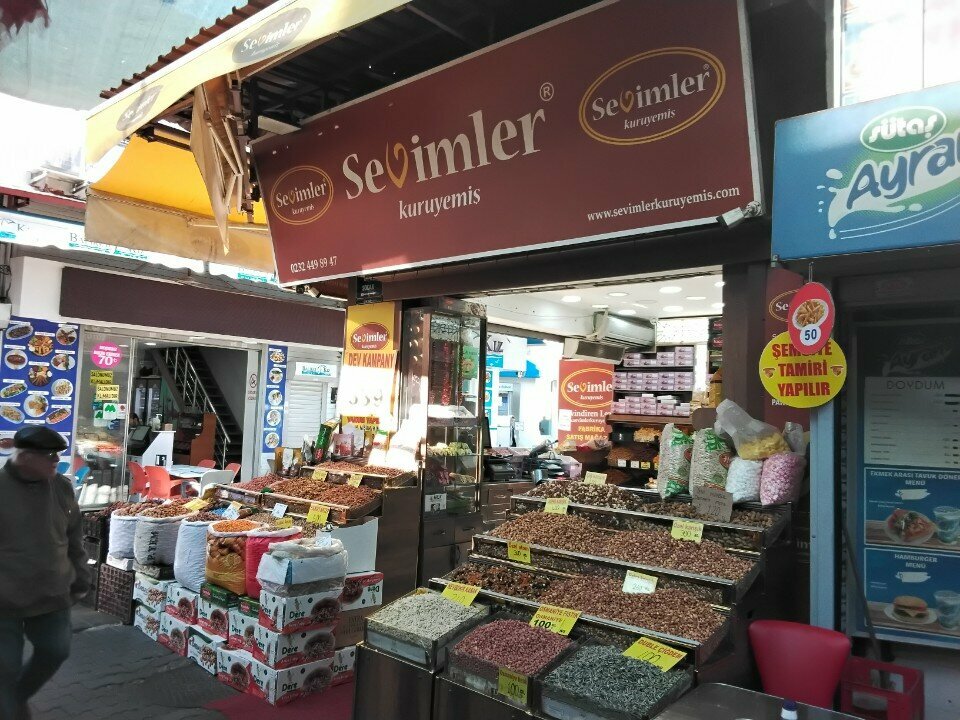 Kuruyemiş, atıştırmalık, kuru meyve Sevimler, İzmir, foto