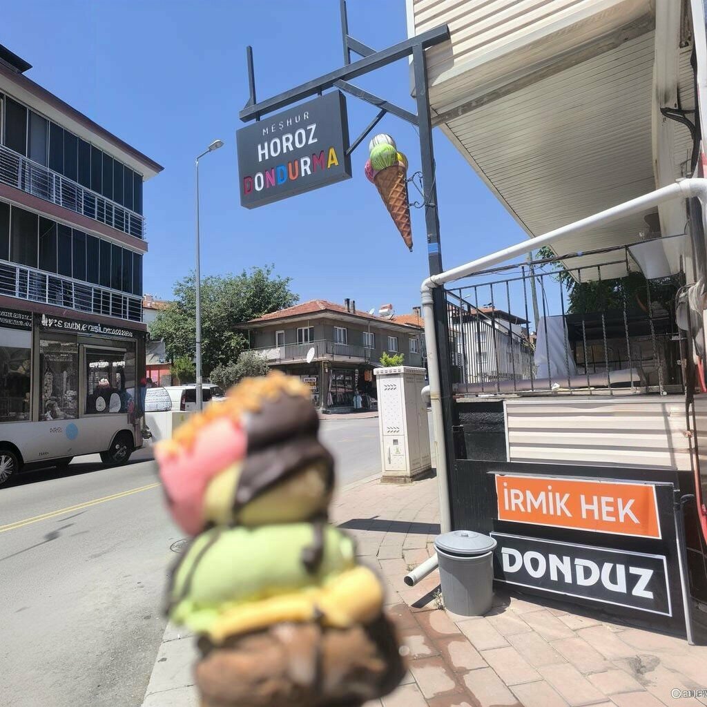 Kafe Horoz Dondurma, Denizli, foto