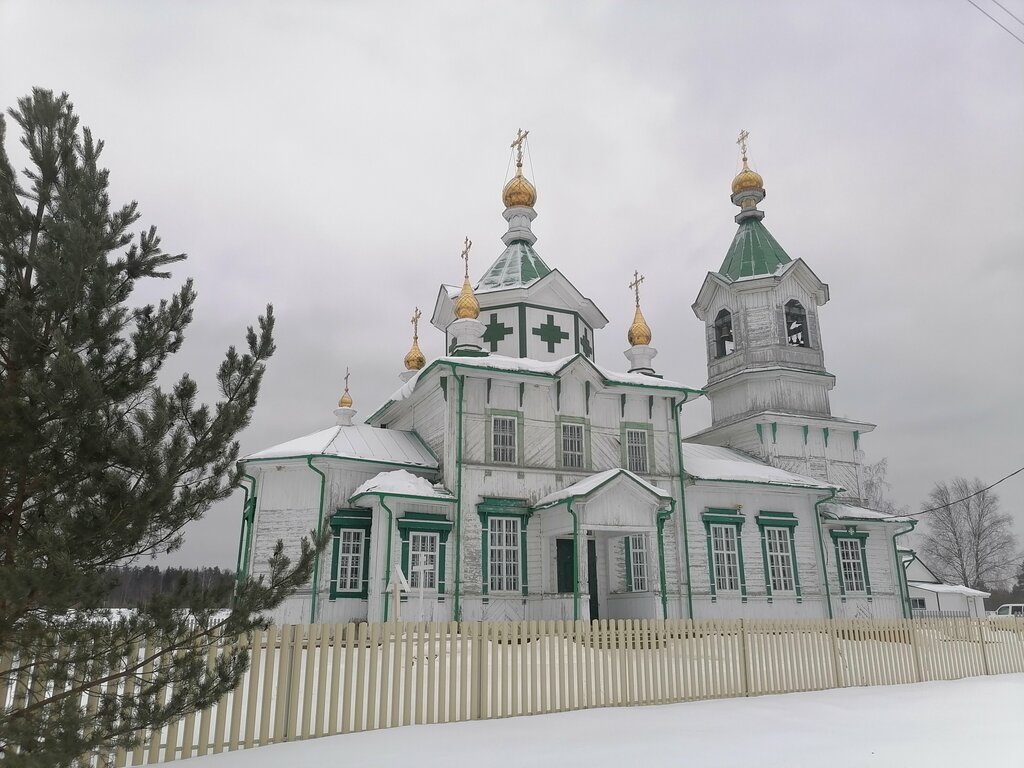 Ortodoks kiliseleri Tserkov Nikolaya Chudotvortsa V Aktayuzhe, Mariy El Cumhuriyeti, foto