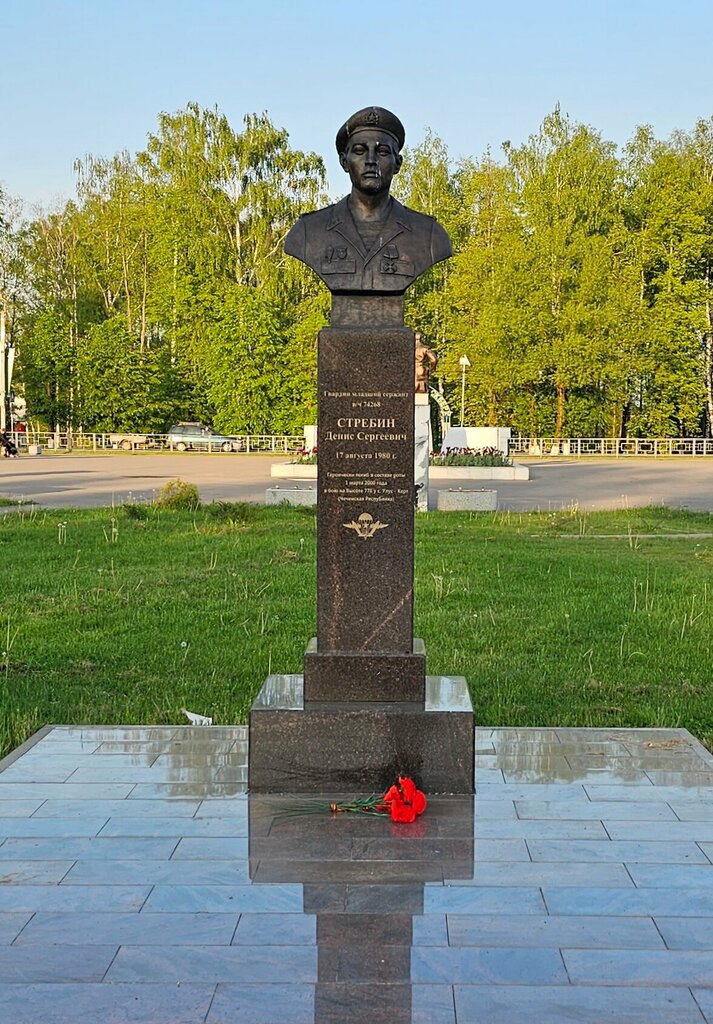 Anıt, heykel Памятник Д.С. Стребину, Konakovo, foto