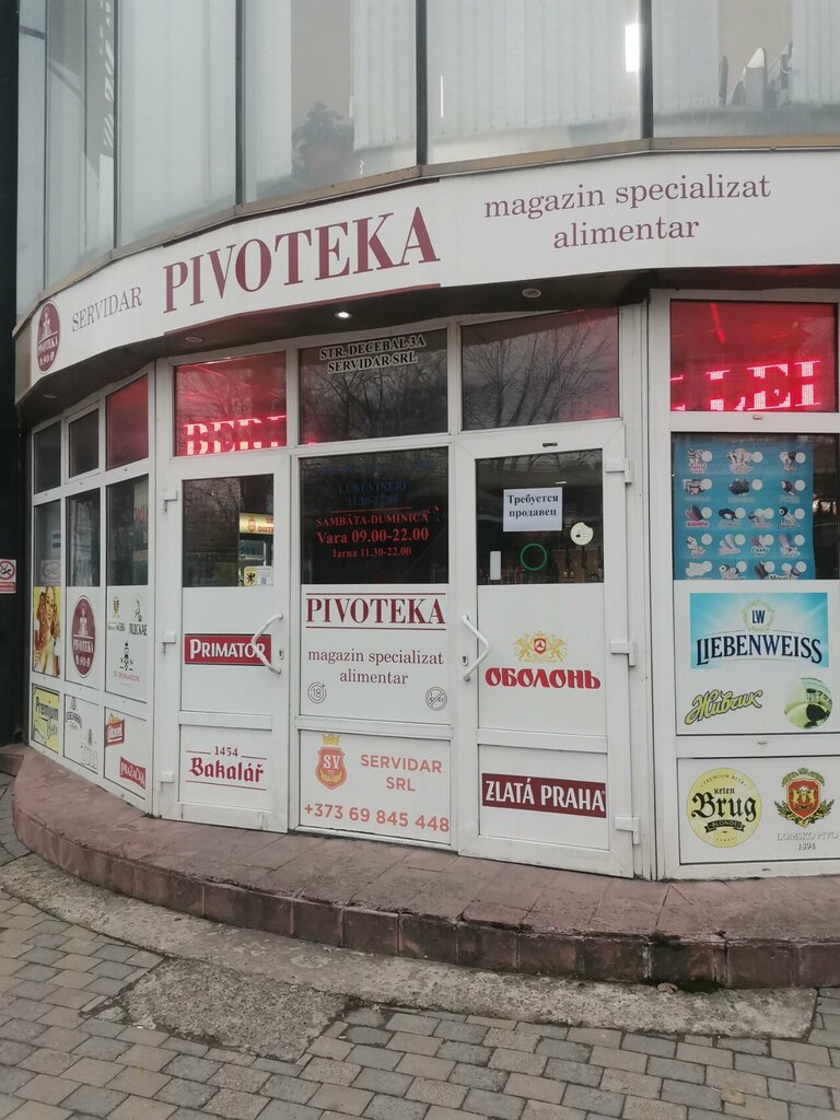 Bira dükkanı Pivoteka, Beltsi, foto