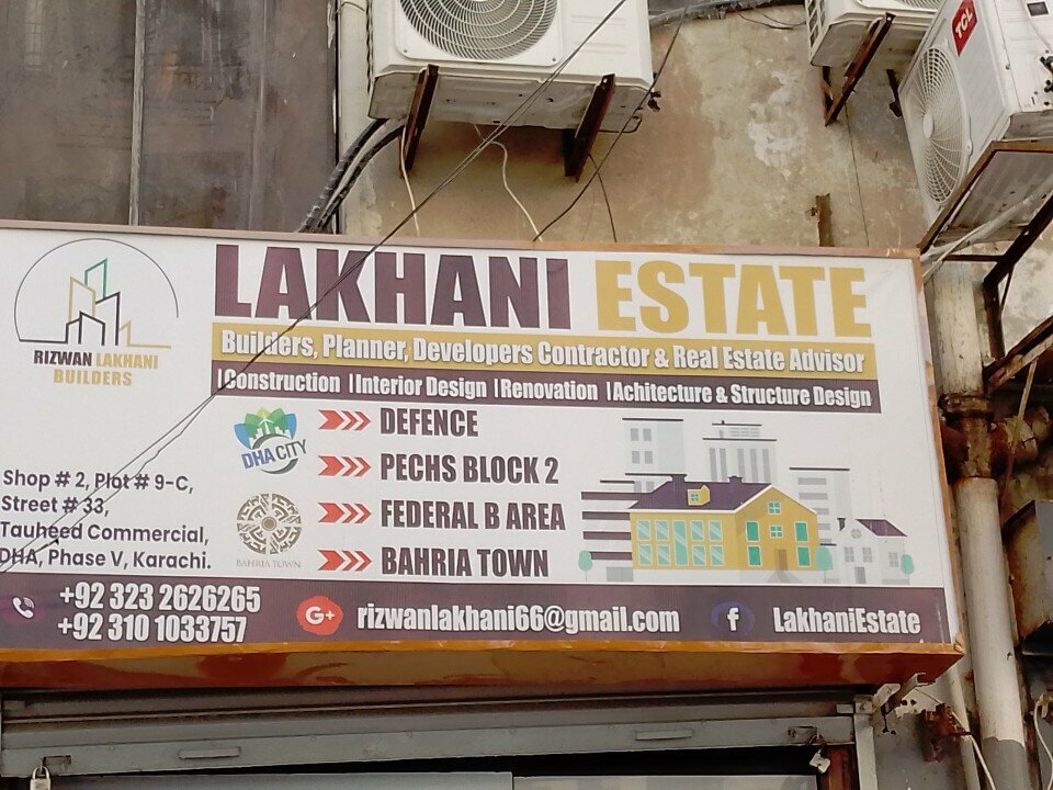 Emlak ofisi Lakhani, Karaçi, foto