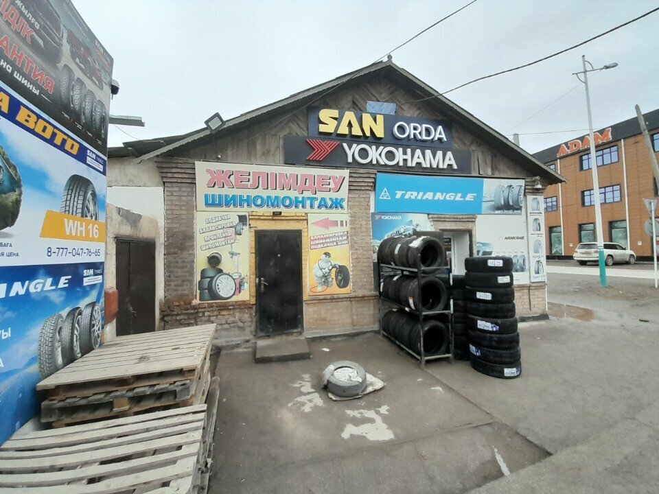 Oto lastik tamiri Tire service, Kızılorda, foto