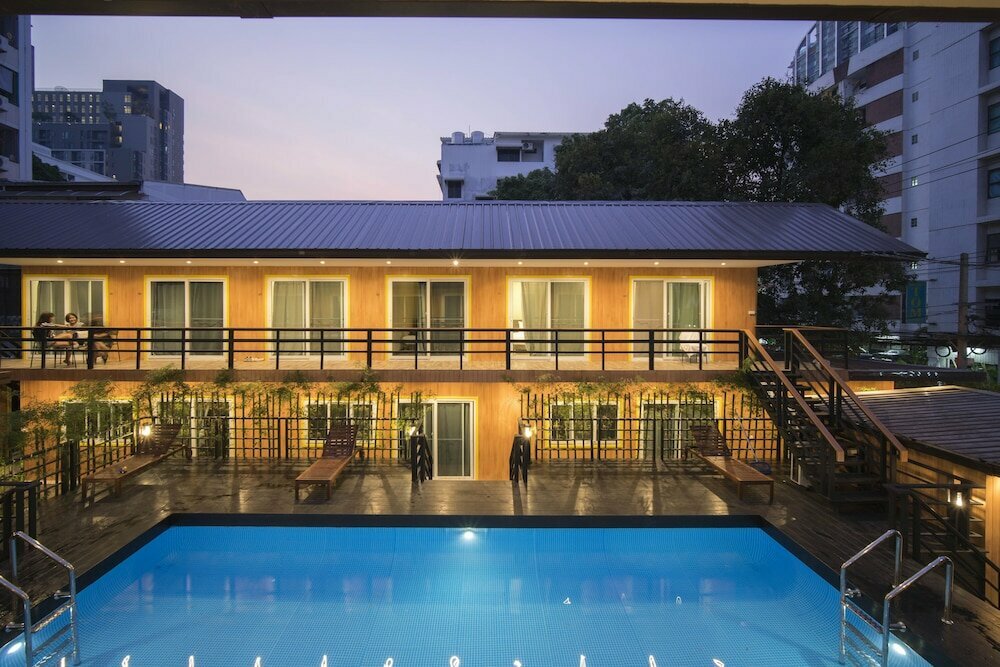 Otel Resort M - Mrt Huai Kwang, Bangkok, foto
