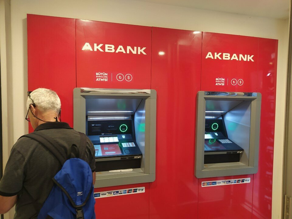 ATM'ler Akbank ATM, İstanbul, foto
