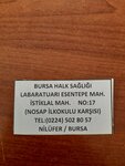 Bursa İl Halk Sağlığı Laboratuvarı (Alaaddin Mah., Hasta Yurdu Cad., No:4, Osmangazi, Bursa), tıbbi laboratuvarlar  Bursa'dan
