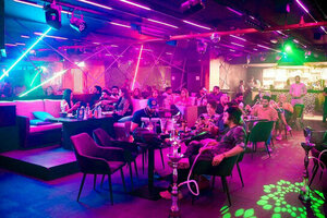 Fusic Lounge (Holiday International Hotel Embassy District, Al Hamriya, Bur Dubai, Dubai), nargile kafeler  Dubai'den