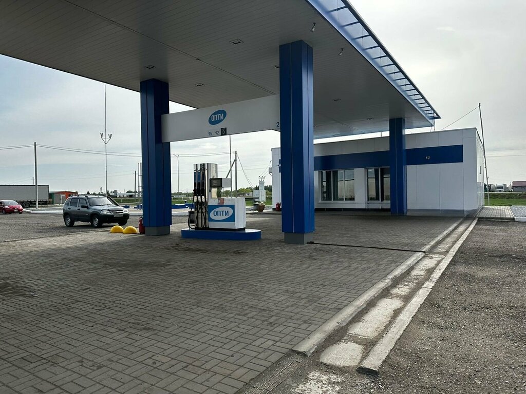 Benzin istasyonu ОПТИ, Omskaya oblastı, foto
