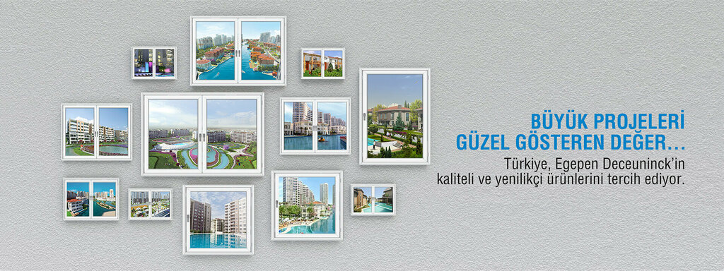Pencere üretim, satış ve montaj firmaları Ege Pen Deceuninck, İzmir, foto