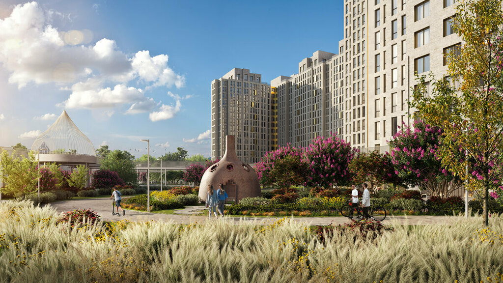 Konut blokları Ботаника, Kaspiysk, foto