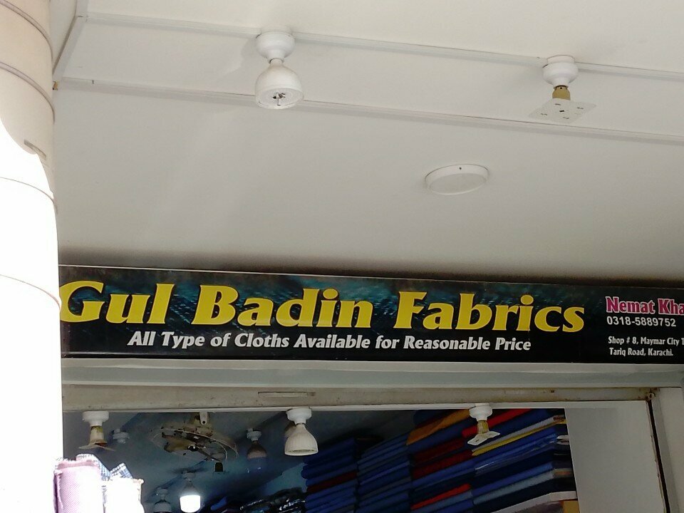 Mefruşat Gul Badin Fabrics, Karaçi, foto