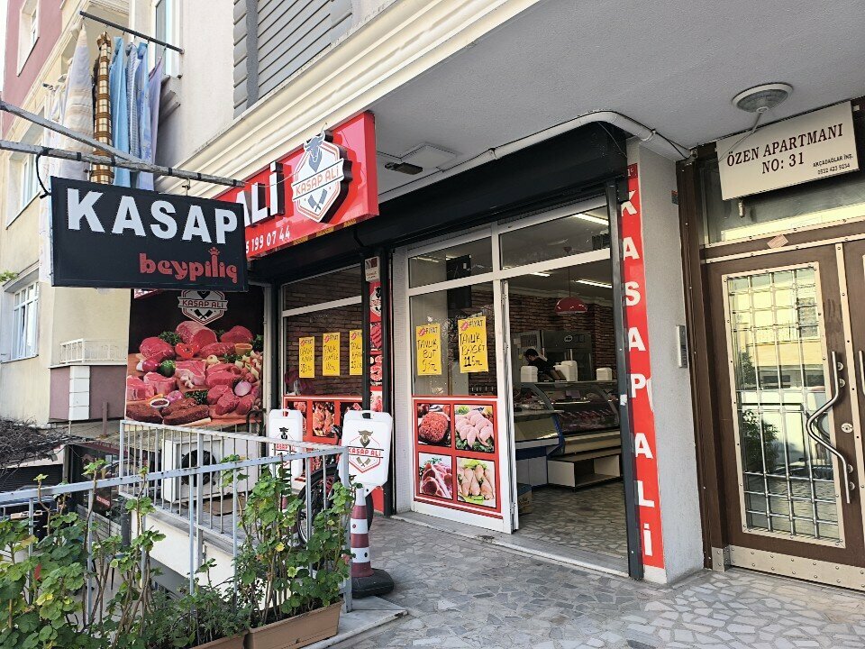 Kasap, şarküteri Kasap Ali, İstanbul, foto