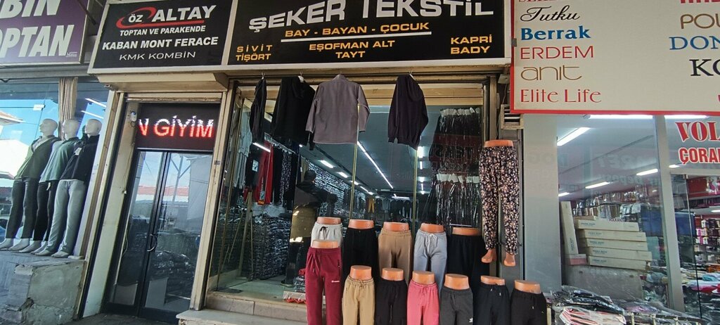 Ev tekstili mağazaları Şeker Tekstil, Ankara, foto