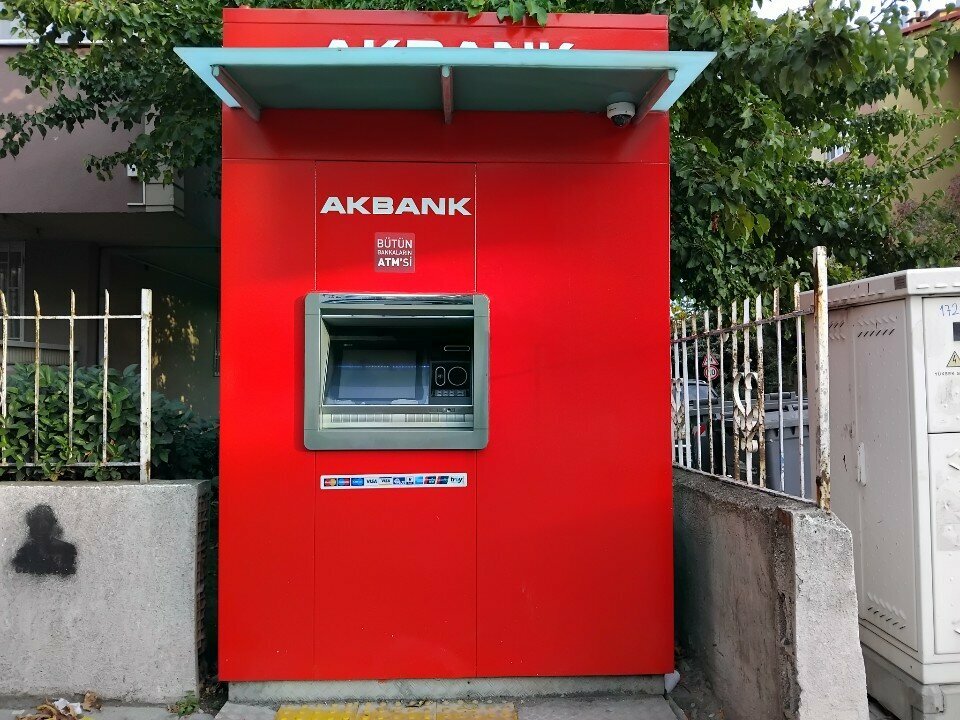 ATM'ler Akbank ATM, İstanbul, foto