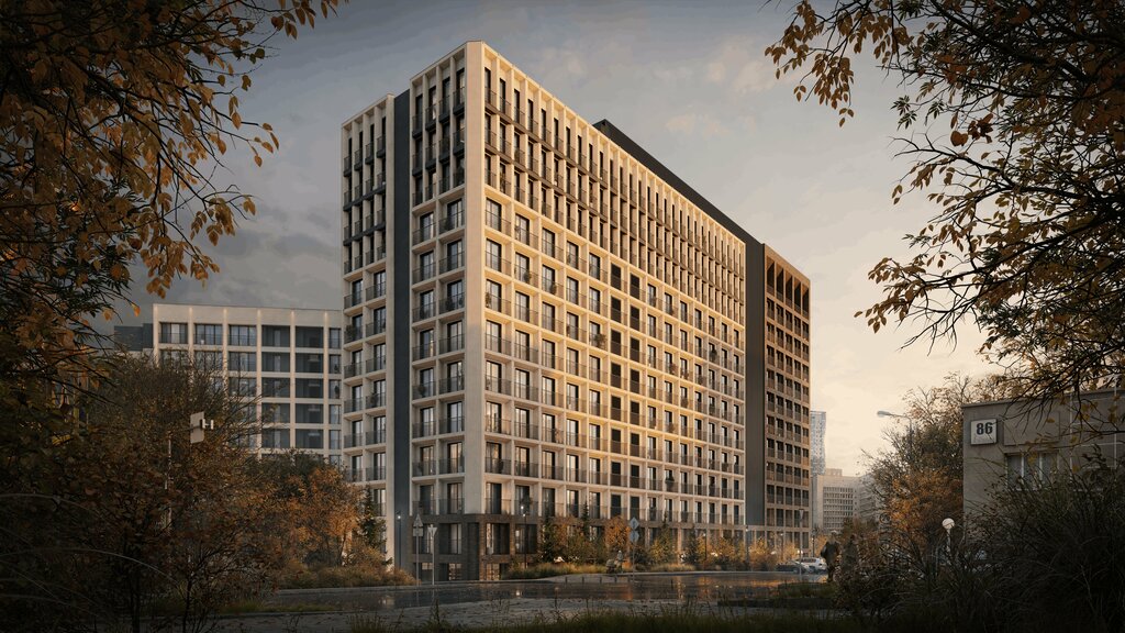 Konut blokları Unity Center, Novosibirsk, foto