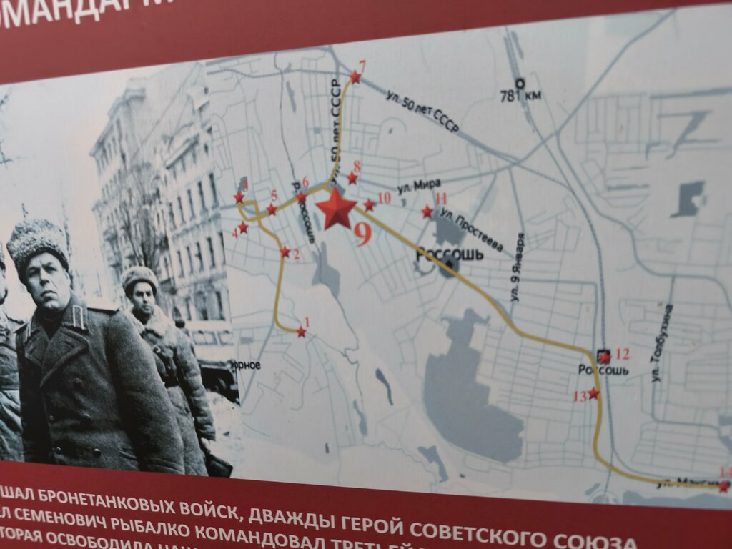 Anıt, heykel П.С. Рыбалко, Rossoş, foto