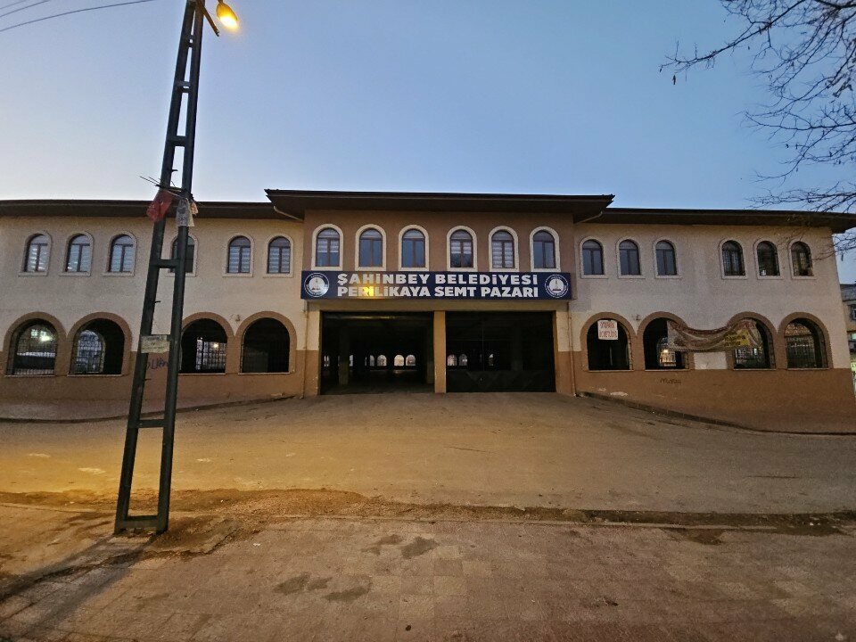 Pazarlar ve çarşılar Şahinbey Belediyesi Perilikaya Semt Pazarı, Gaziantep, foto
