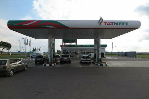 Benzin istasyonu Tatneft, Minskaya oblastı, foto