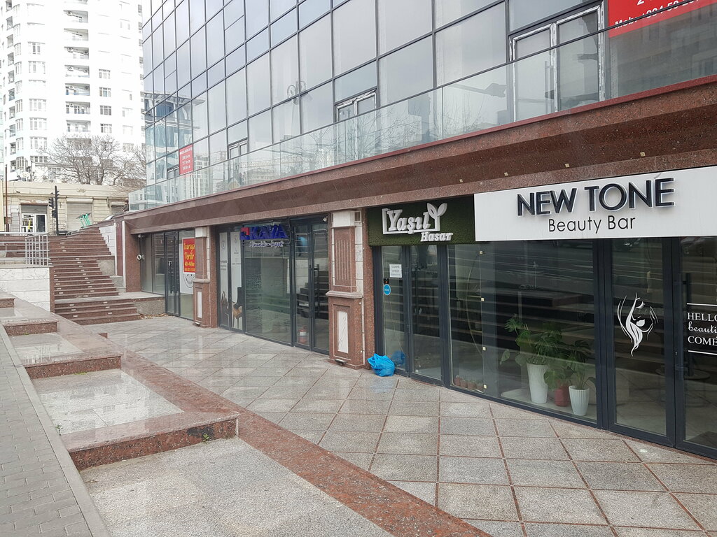 Çiçekçiler Yaşıl hasar, Bakü, foto