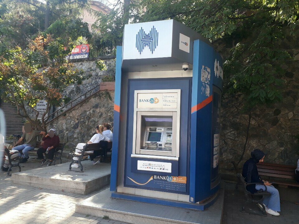 ATM'ler Halkbank ATM, İstanbul, foto