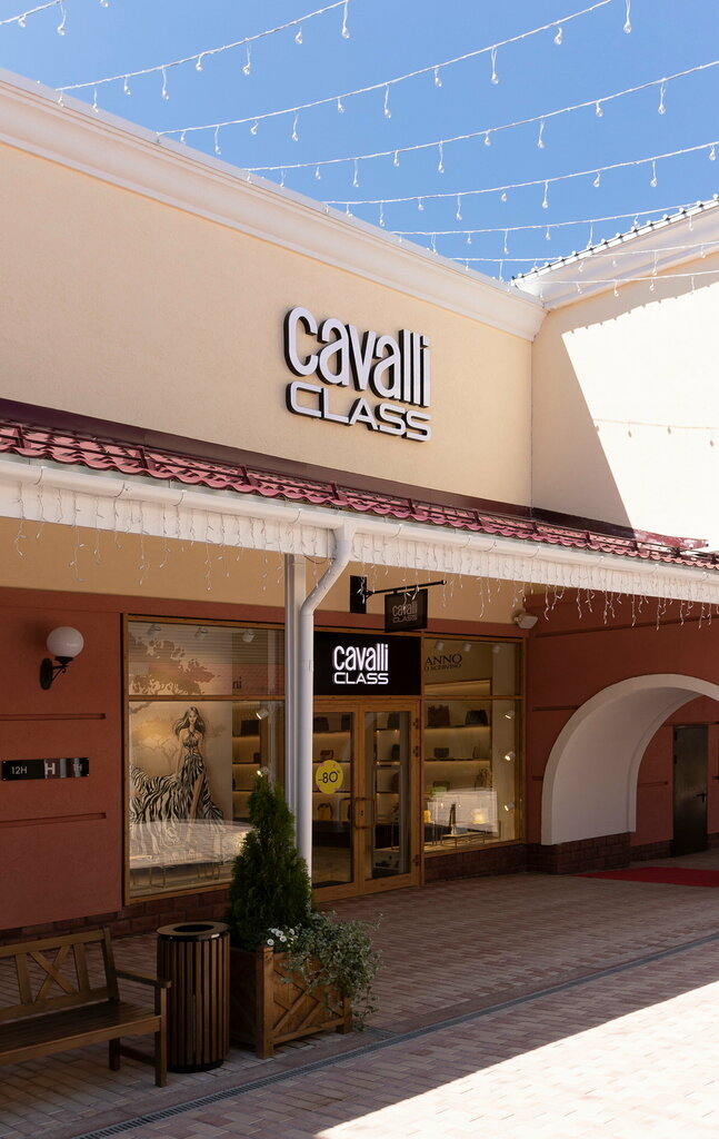 Ayakkabı mağazaları Cavalli Class, Moskova, foto