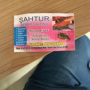 Şah Türk Kebap Salonu (Adıyaman, Besni, Yeni Besni Mah., Demirciler Cad., 14), fast food  Besni'den