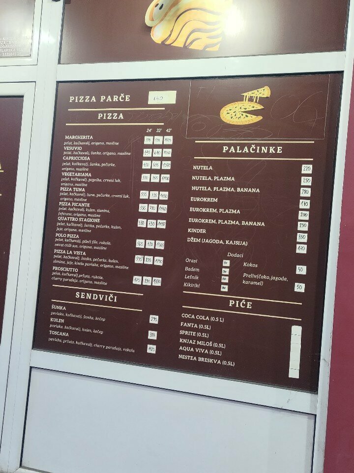 Fast food Pizza La Vista, Belgrad, foto