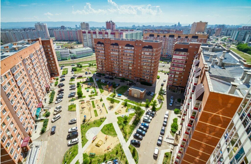 Konut blokları Ястынское поле, Krasnoyarsk, foto