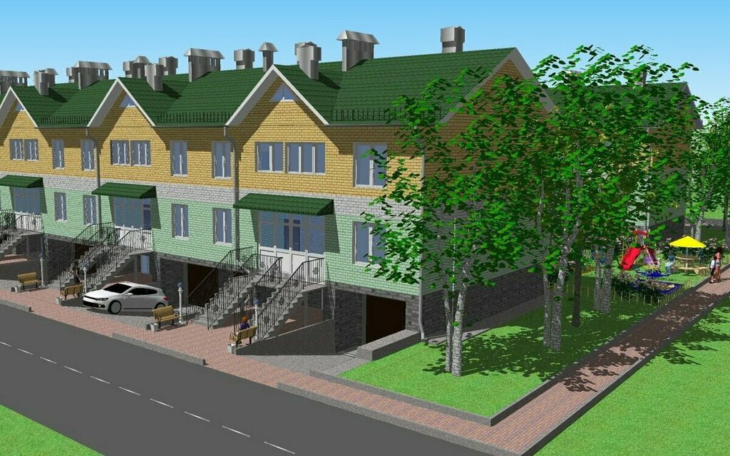 Konut blokları Новое Сергеево, Kirov, foto