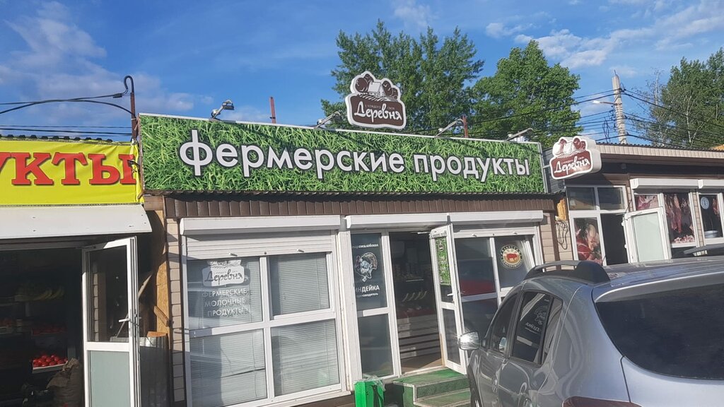 Süt ürünleri satış mağazaları U kazhdogo svoya derevnya, Rybnoye, foto