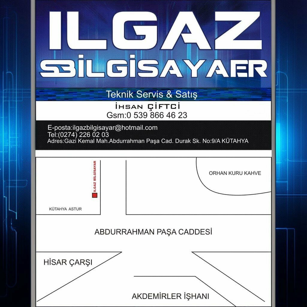 Bilgisayar teknik servisleri Ilgazbilgisayar, Kütahya, foto