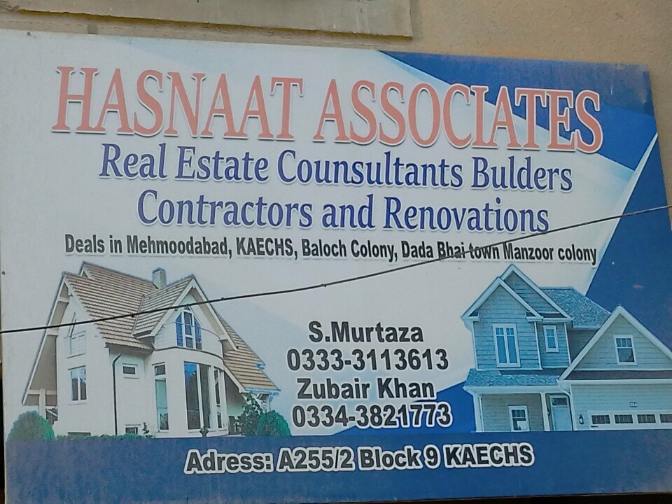 Emlak ofisi Hasnaat associates, Karaçi, foto