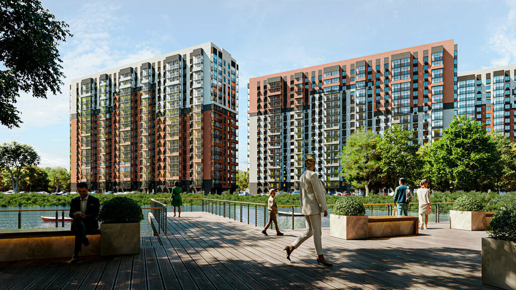 Konut blokları ZhK Rodniki, Moskova ve Moskovskaya oblastı, foto