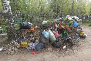 Редаковское кладбище (Kemerovo — Kuzbass Region, Novokuznetsk, Kuybyshevskiy District, Redakovskoye kladbishche), mezarlıklar  Novokuznetsk'ten