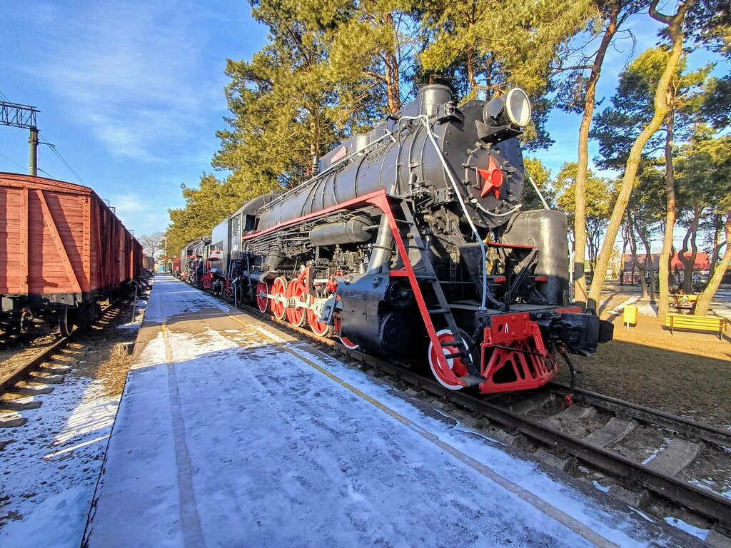 Teknoloji anıtı Паровоз Л-0054, Baranavichy, foto