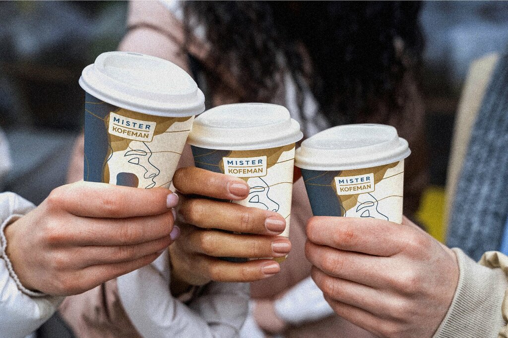 Al götür kahve Mister Kofeman, Samara, foto