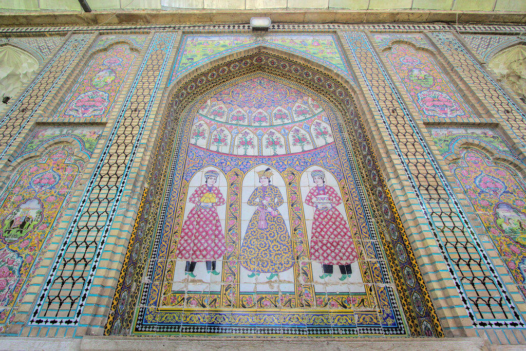 Turistik yerler Narincistan-i Kavam Köşkü, Shiraz, foto