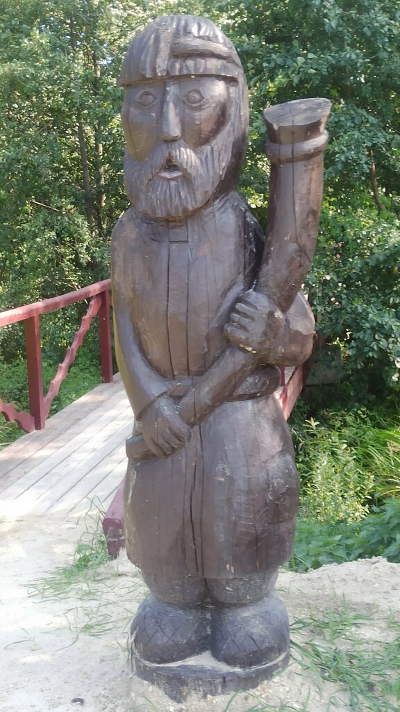 Pınar, çay Spring, stream, Ulyanovskaya oblastı, foto