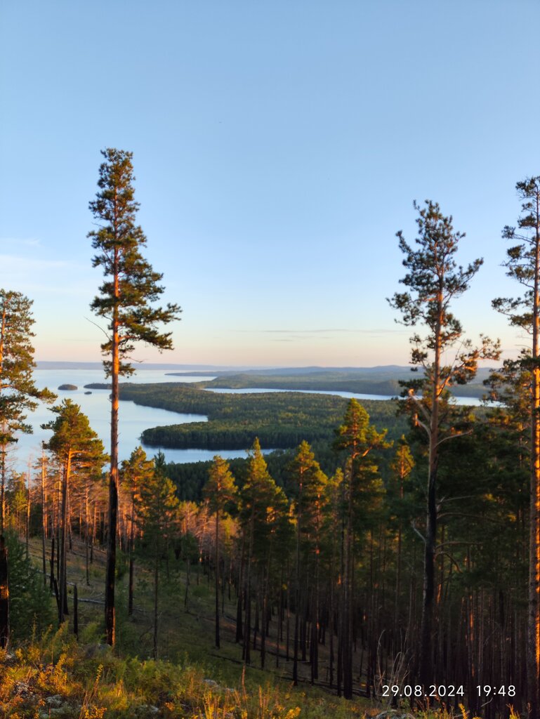 Piknik alanı Place for picnic, Ust‑Ilimsk, foto