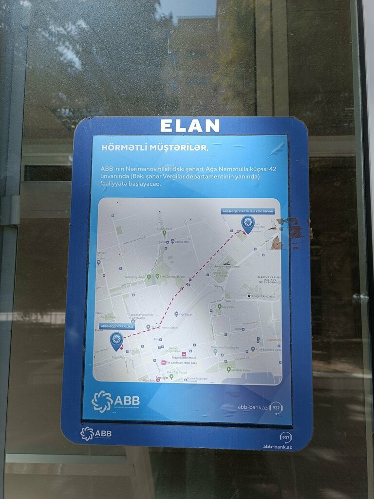 Banka International Bank Nagliyyat Branch, Bakü, foto