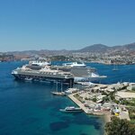 Bodrum Cruise Port (Kumbahçe Mah., İskele Cad., No: 14, Bodrum, Muğla), deniz ve nehir iskeleleri  Bodrum'dan