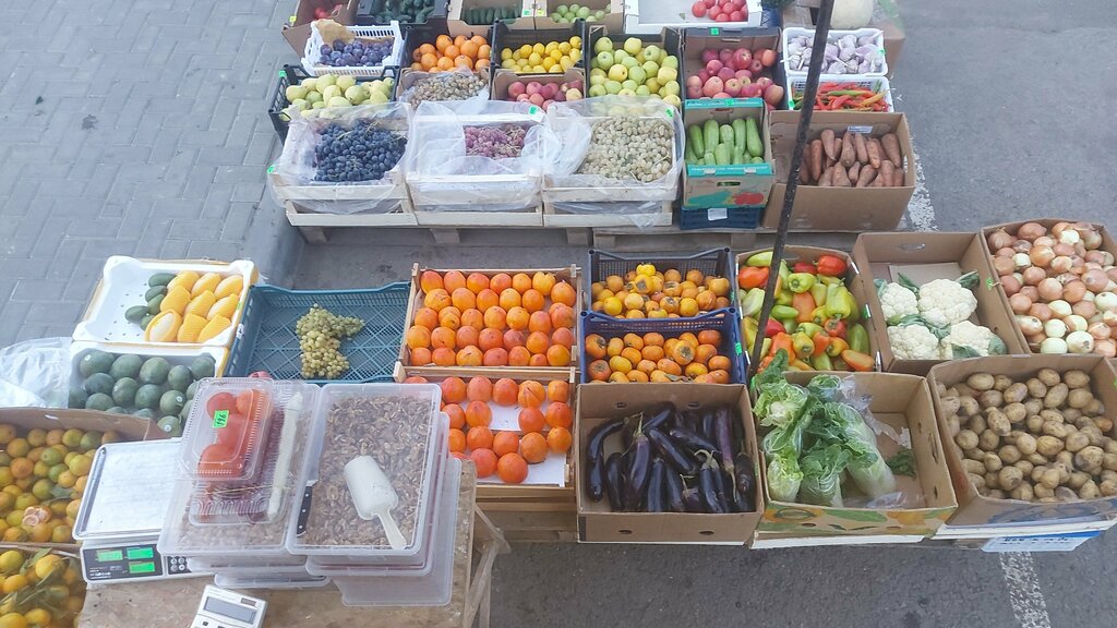 Gıda pazarı Рынок, Krasnodar, foto