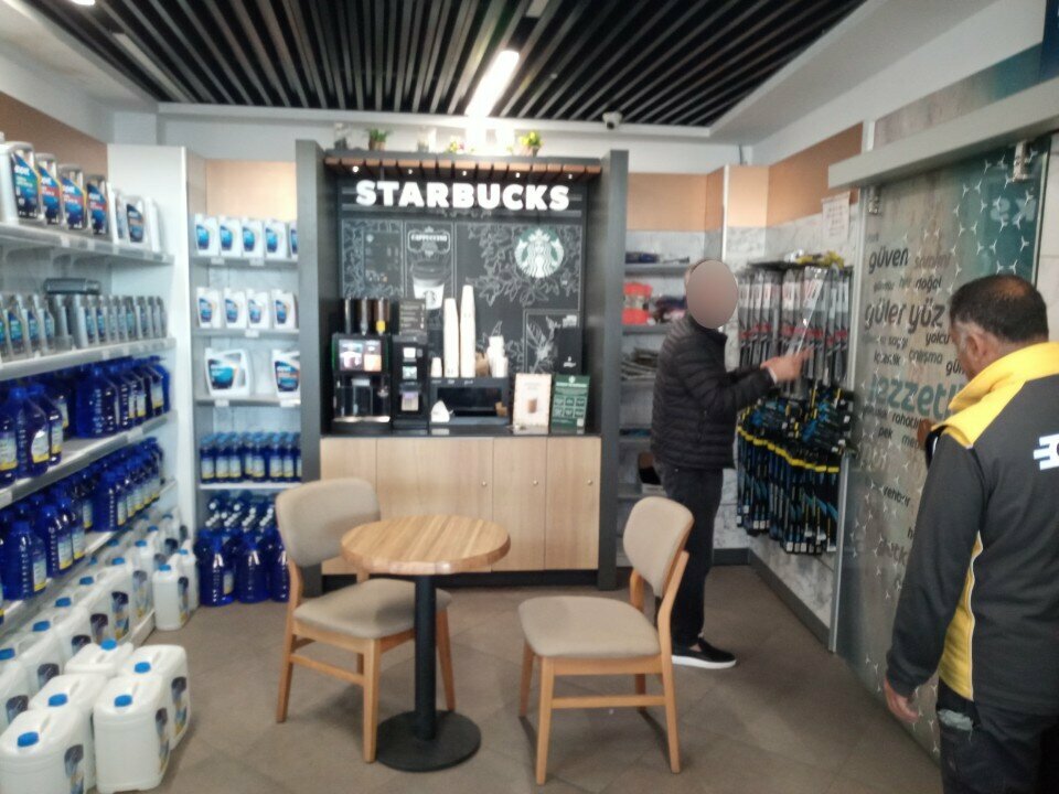Kahve otomatı Starbucks On The Go, Ankara, foto