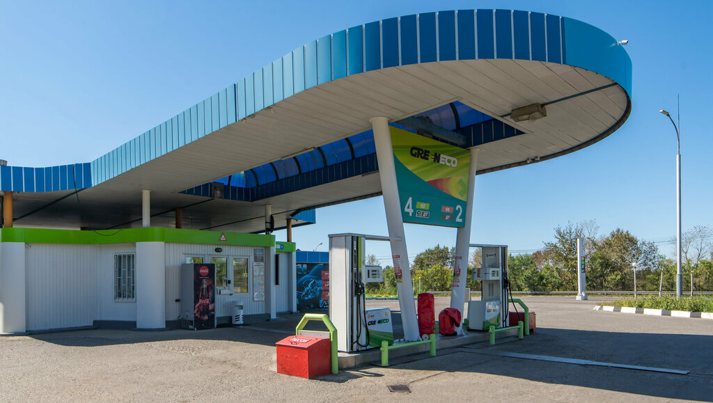 Benzin istasyonu Nnk, Habarovsk, foto