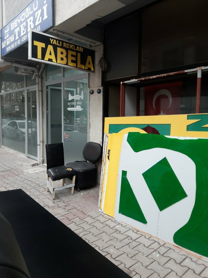 Tabela yapımı Yalı Reklamcılık, İzmir, foto